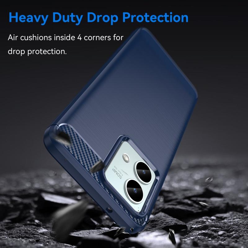 Motorola Moto G84 Brushed TPU Case - Carbon Fiber