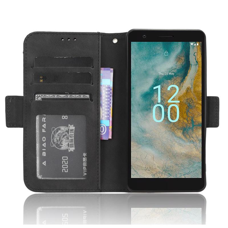 Nokia C02 Cardholder Series Wallet Case - Black