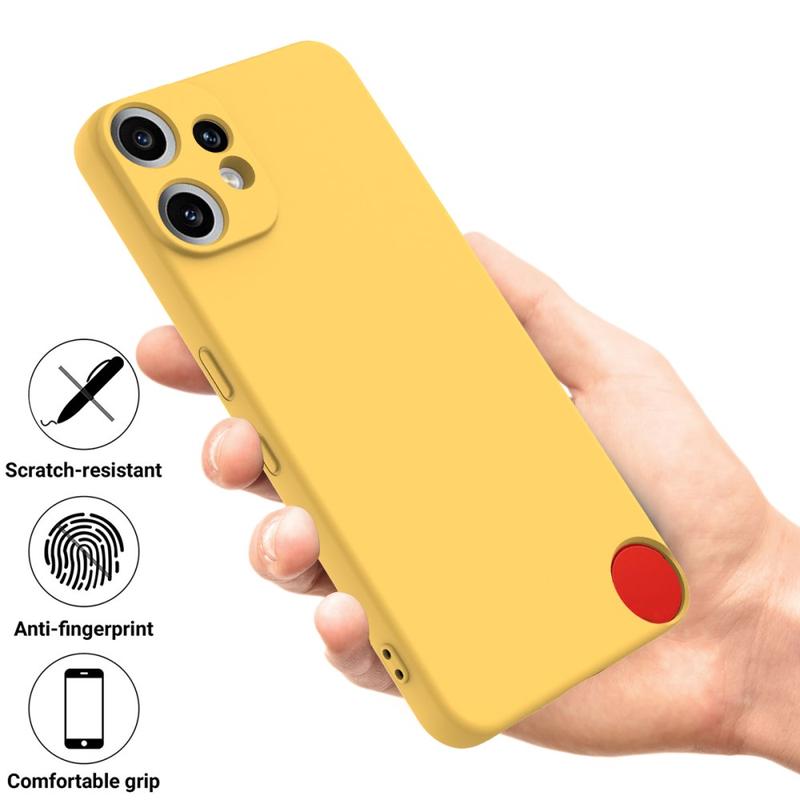 Nothing CMF Phone 2 Pro Liquid Silicone Case with Hand Strap - Yellow