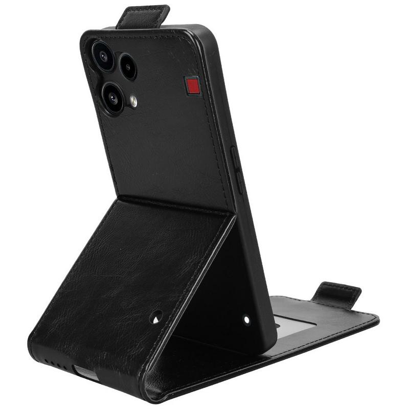 Nothing Phone (3a) Lite Vertical Flip Case with Stand - Black