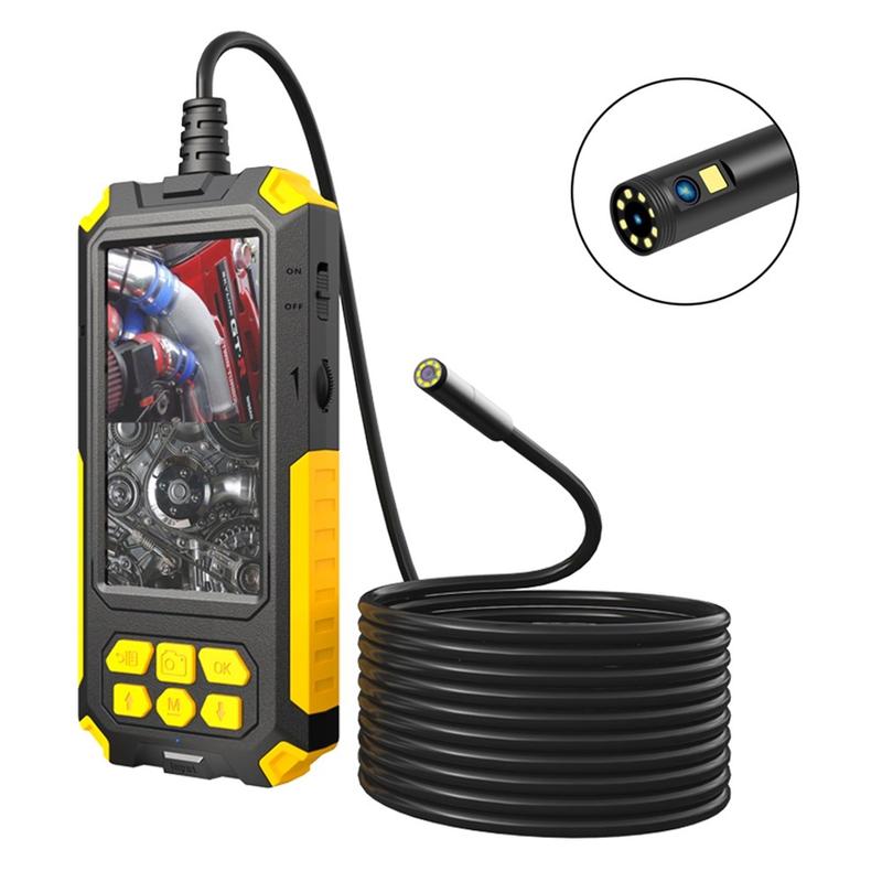 P50 5m Hard Wire Portable 4.5 inch Screen Industrial Pipe Endoscope HD ...