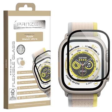 Panzer Flexible Glass Apple Watch Ultra/Ultra 2 Screen Protector - 49mm ...