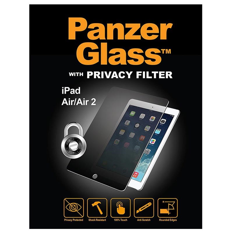 PanzerGlass Privacy IPad Air IPad Air 2 Tempered Glass Screen Protector panzerglass-privacy-ipad-air-ipad-air-2-tempered-glass-screen-protector