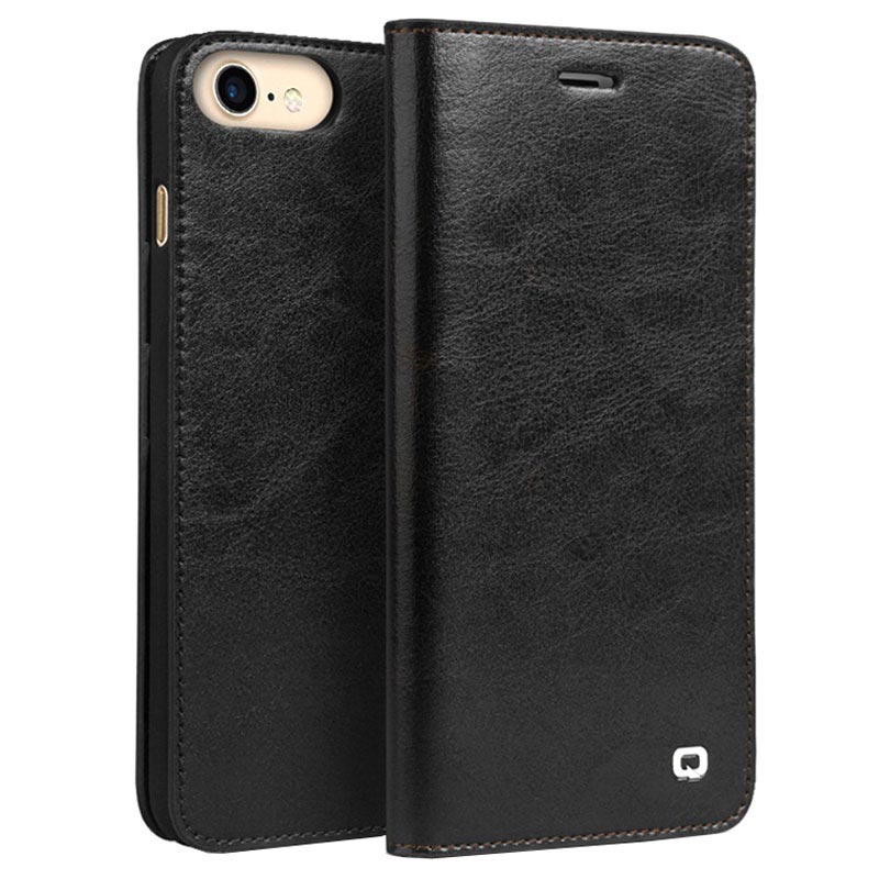 iPhone 7/8/SE (2020)/SE (2022) Qialino Classic Wallet Leather Case