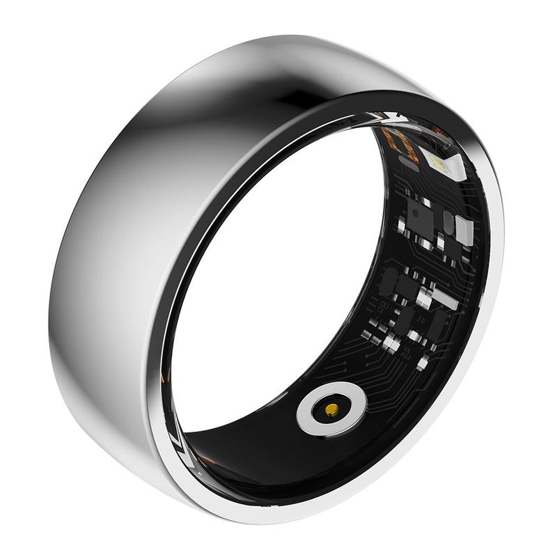 R09M Health Monitoring Smart Ring - Size: 17.8mm - Silver