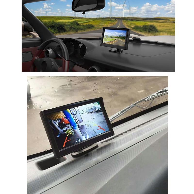 Rear Car Camera with LCD Display RH-501 - Black