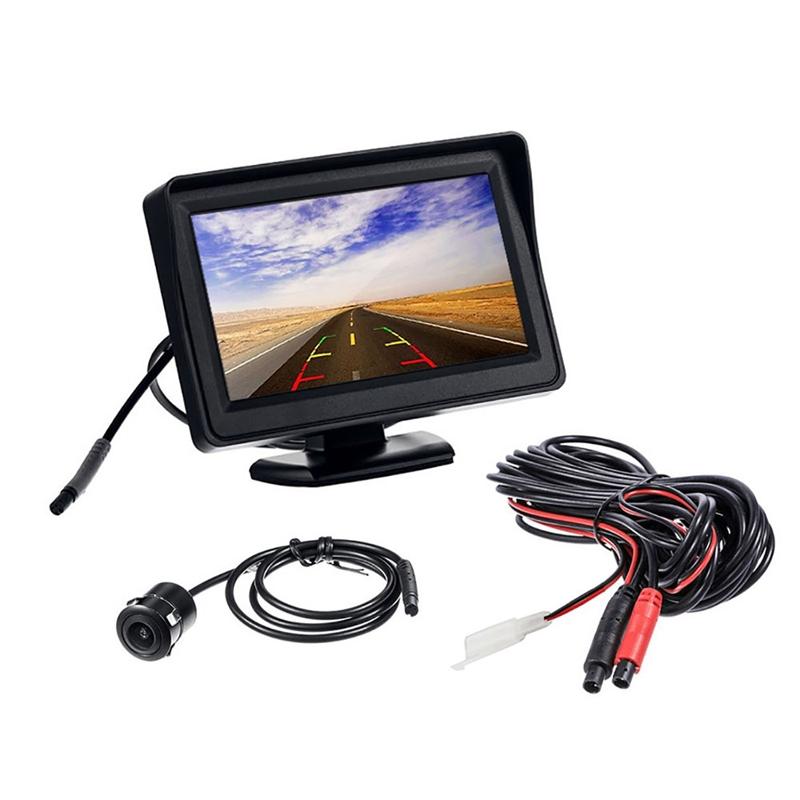 Rear Car Camera with LCD Display RH-501 - Black