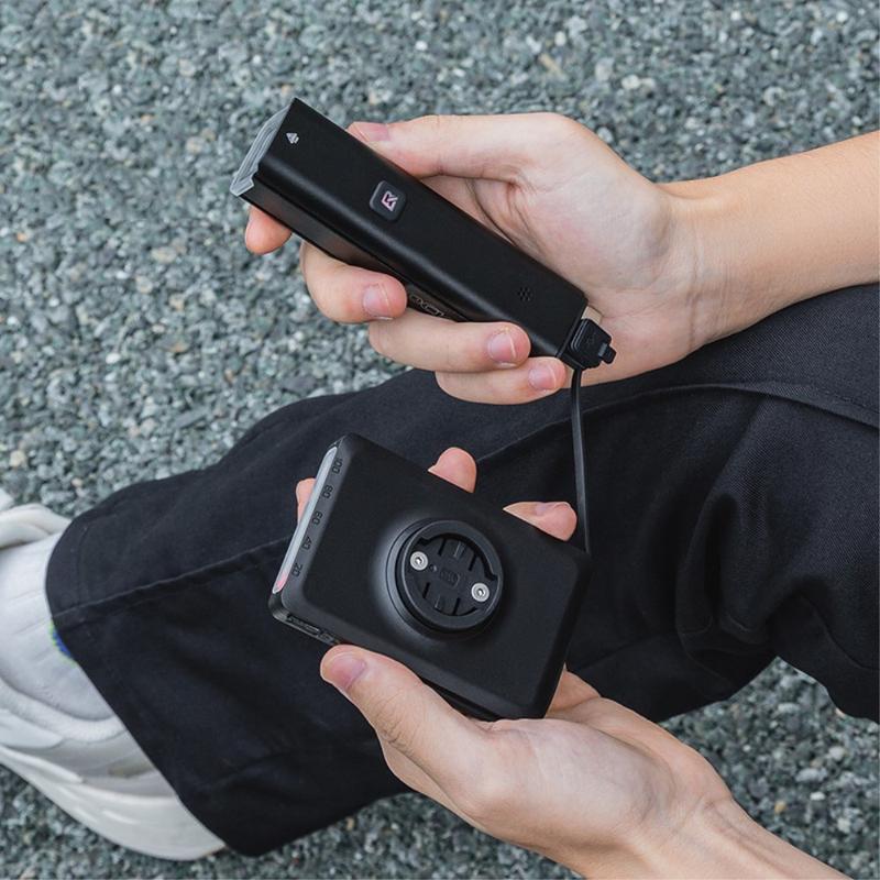 ROCKBROS JP008 5000mAh Cabled Power Bank Bicycle Front Light Outdoor ...