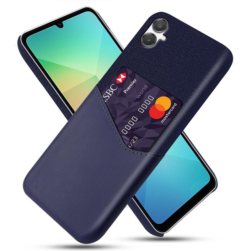 Samsung Galaxy A07 4G KSQ Case with Card Pocket - Blue