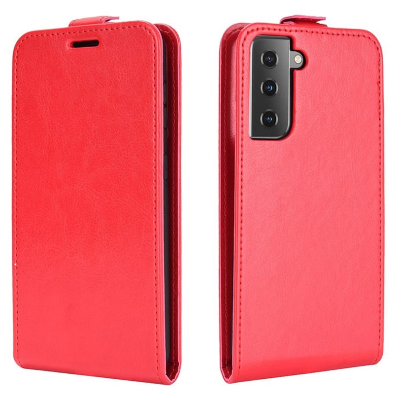 Samsung Galaxy S21 5G Vertical Flip Case with Card Slot