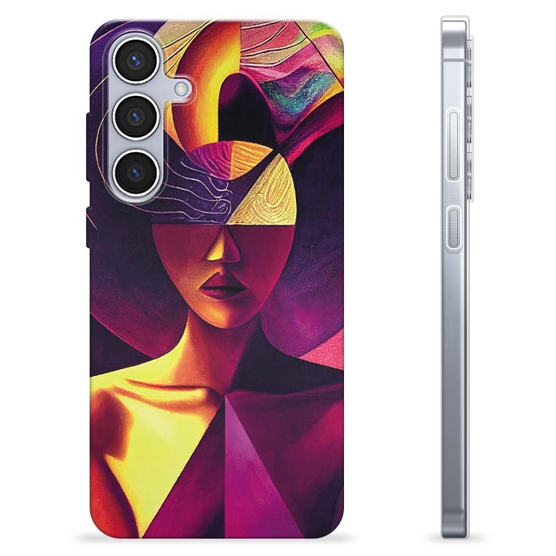 Samsung Galaxy S24+ TPU Case - Cubist Portrait
