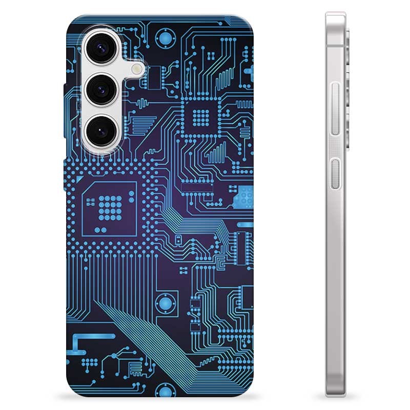 Samsung Galaxy S24 TPU Case - Circuit Board