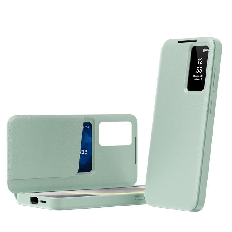 Samsung Galaxy S26/S26 Pro Smart Clear View Flip Case with Card Slot ...