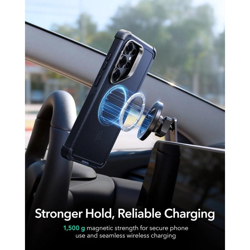 Samsung Galaxy S26 Ultra ESR Cyber Tough Kickstand MagSafe Hybrid Case ...