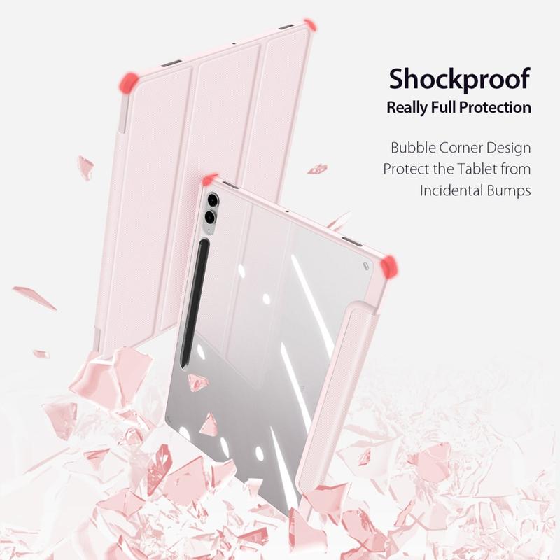 Samsung Galaxy Tab S9 FE+ Dux Ducis Toby Tri-Fold Smart Folio Case ...