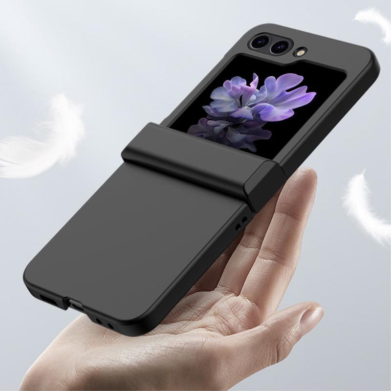 Samsung Galaxy Z Flip5 Rubberized Plastic Case - Black