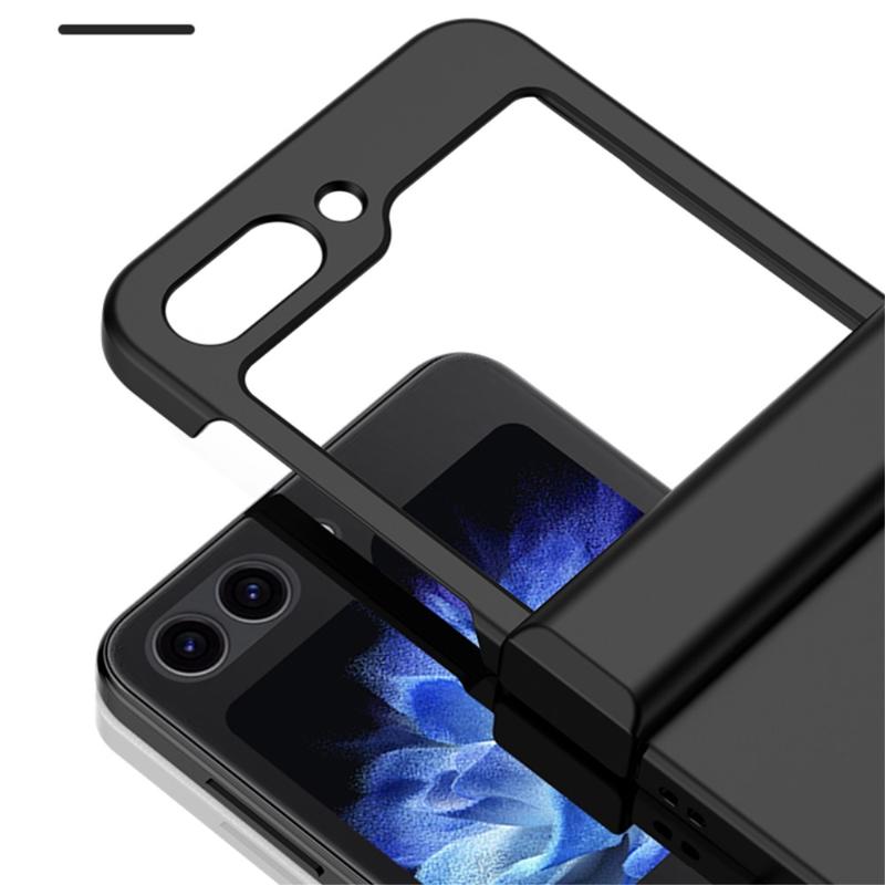 Samsung Galaxy Z Flip5 Rubberized Plastic Case - Black
