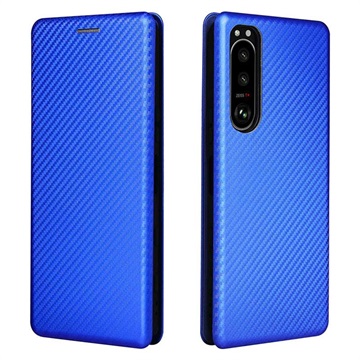 Sony Xperia 5 III Flip Case - Carbon Fiber