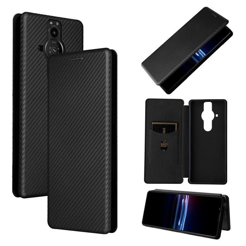 Sony Xperia Pro-I Flip Case - Carbon Fiber