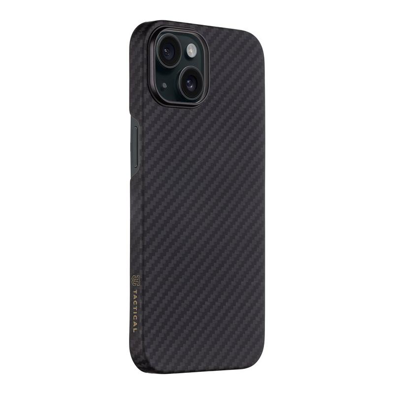 iPhone 15 Tactical MagForce Case - Carbon Fiber / Black