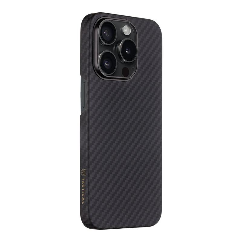 iPhone 15 Pro Tactical MagForce Case - Carbon Fiber / Black
