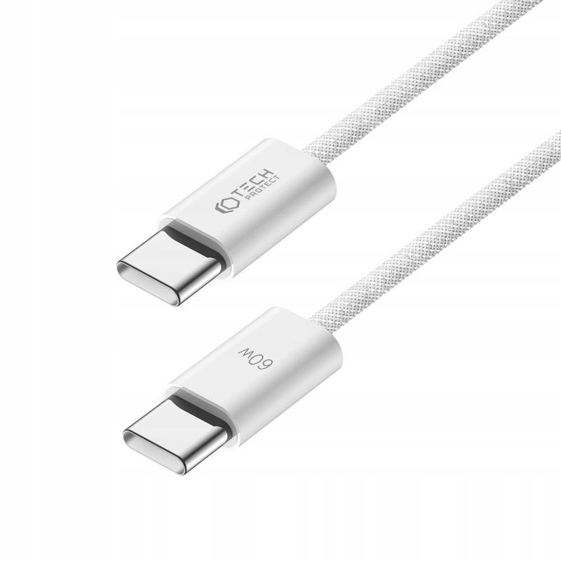 Tech-Protect UltraBoost Classic Type-C Cable - PD60W/3A, 1m - White