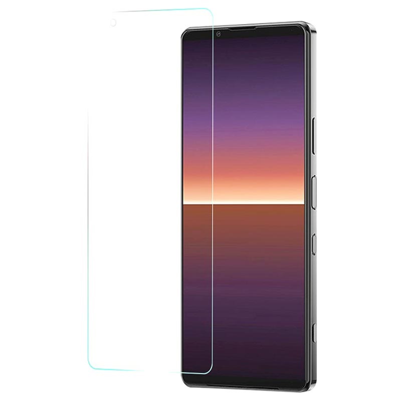 Sony Xperia 1 III Tempered Glass Screen Protector - 9H, 0.3mm - Transparent