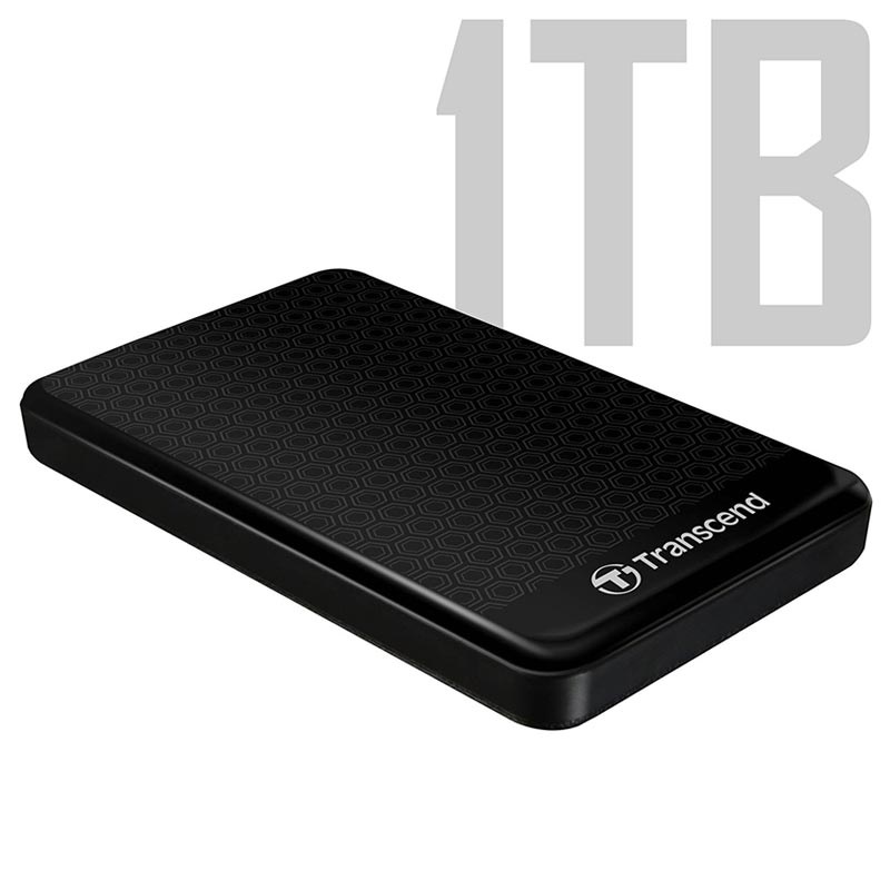 Transcend StoreJet 25A3 USB 3.1 Gen 1 External Hard Drive - 1TB