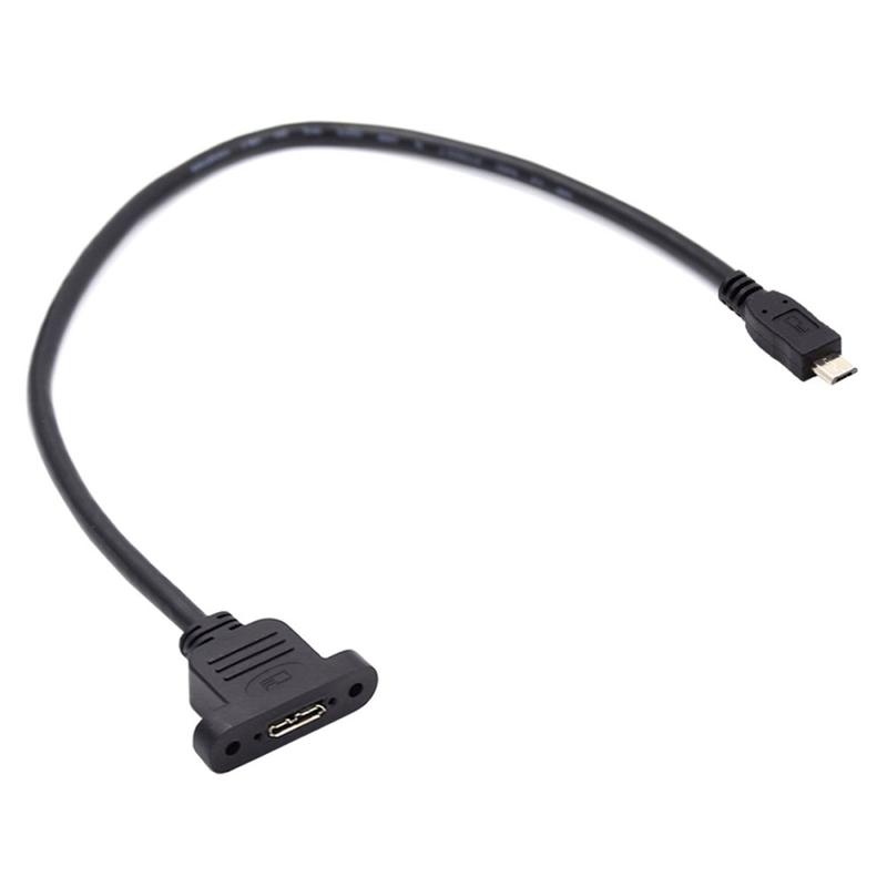 U3-012-MM 50cm Micro 3.0 Type-B Female to Micro USB 2.0 5Pin Male ...