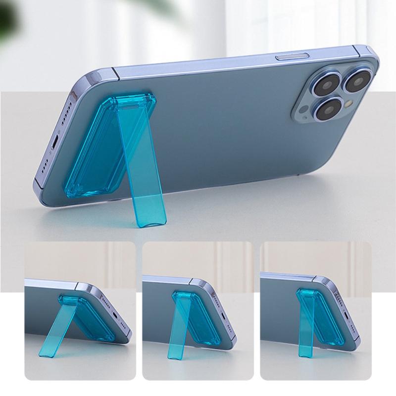 Translucent Universal Kickstand for Smartphones - Cyan