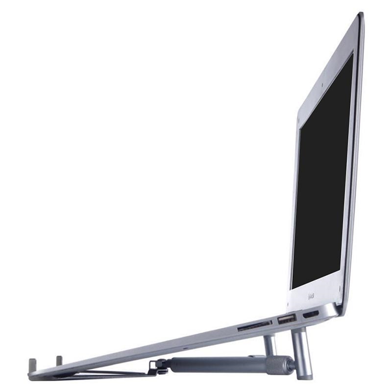 Universal Aluminum Extendable Laptop Stand - 12-17 - Silver