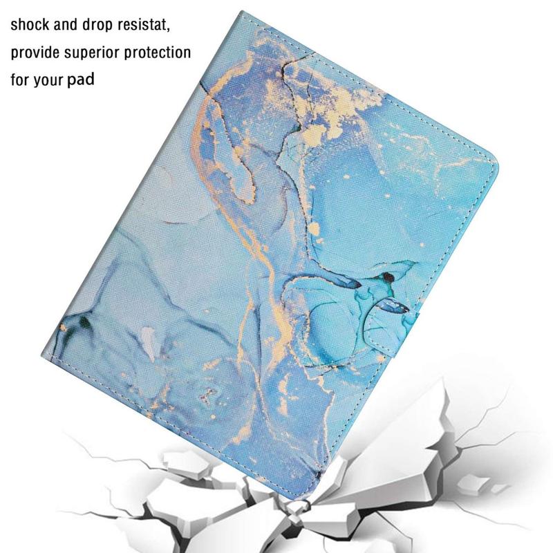 Universal Marble Pattern Tablet Folio Case - 10