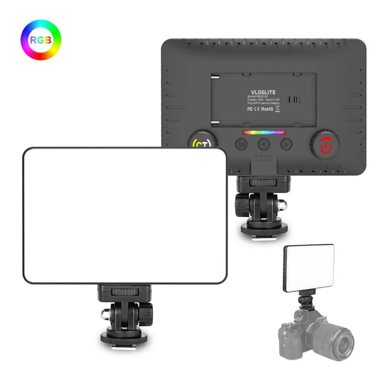 VLOGLITE PAD192RGB LED Camera Fill Light RGB Full Color Portable ...