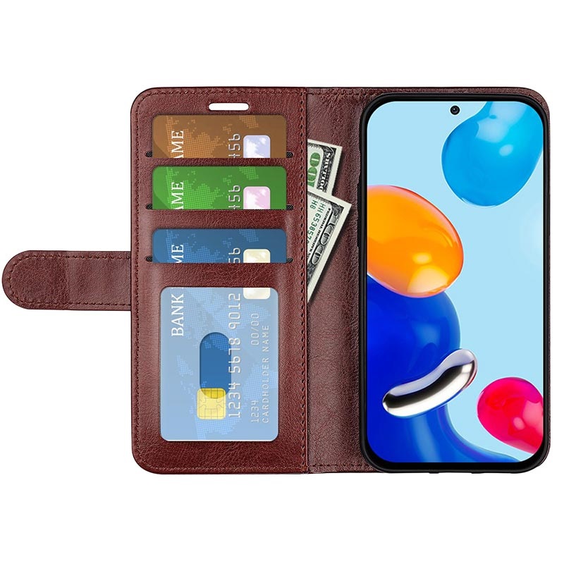 Xiaomi Redmi Note 11/11S Wallet Case with Magnetic Closure