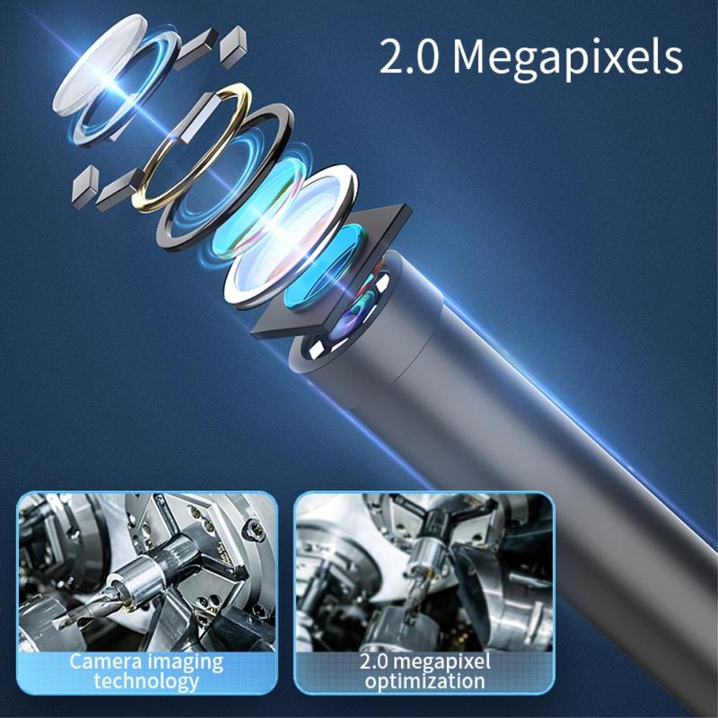 Waterproof 8mm Endoscope Camera for iPhone, iPad, Smartphones, Tablet - 3m