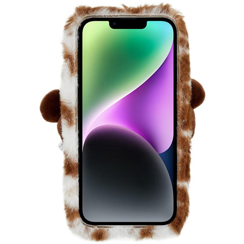 3D Plush Furry Winter iPhone 14 Plus TPU Case
