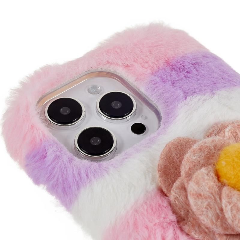3D Plush Furry Winter iPhone 14 Pro TPU Case