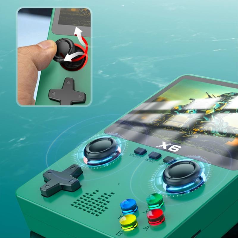 X6 HD 3.5-Inch Screen Handheld Game Console Built-in Video Games ...