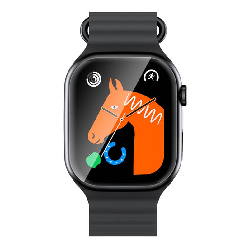 XO W8 Pro Water Resistant Sports Smartwatch - Black