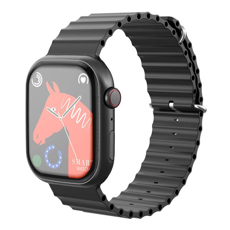 XO W8 Pro Water Resistant Sports Smartwatch - Black
