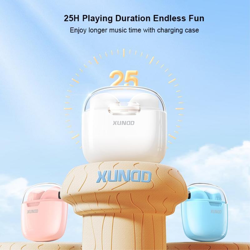 XUNDD X17 Bluetooth 5.3 Earphones Low Latency TWS Headphones with ...