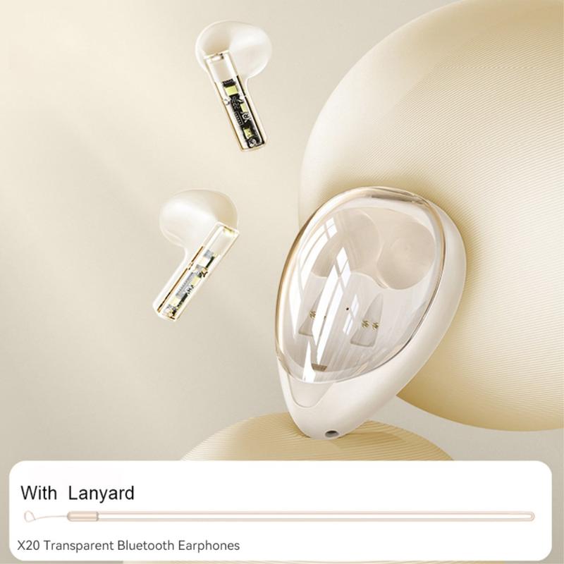 XUNDD X20 Transparent TWS Bluetooth Earphone Wireless Stereo Music ...