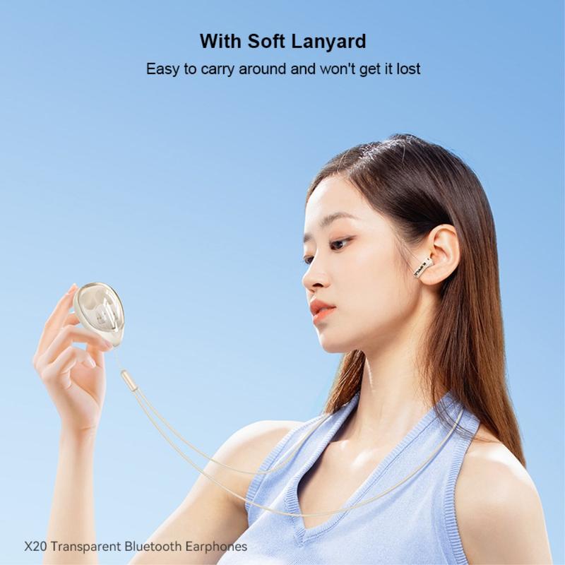 XUNDD X20 Transparent TWS Bluetooth Earphone Wireless Stereo Music ...