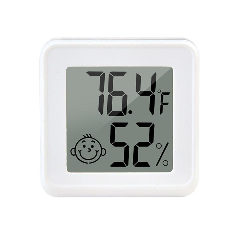 YZ6045 Smiley Face Icon Electronic Digital Thermohygrometer Smart ...