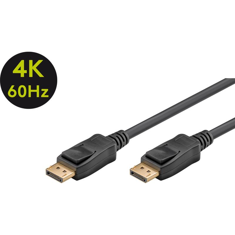 Goobay Displayport 1.2 Cable - 3m - Black