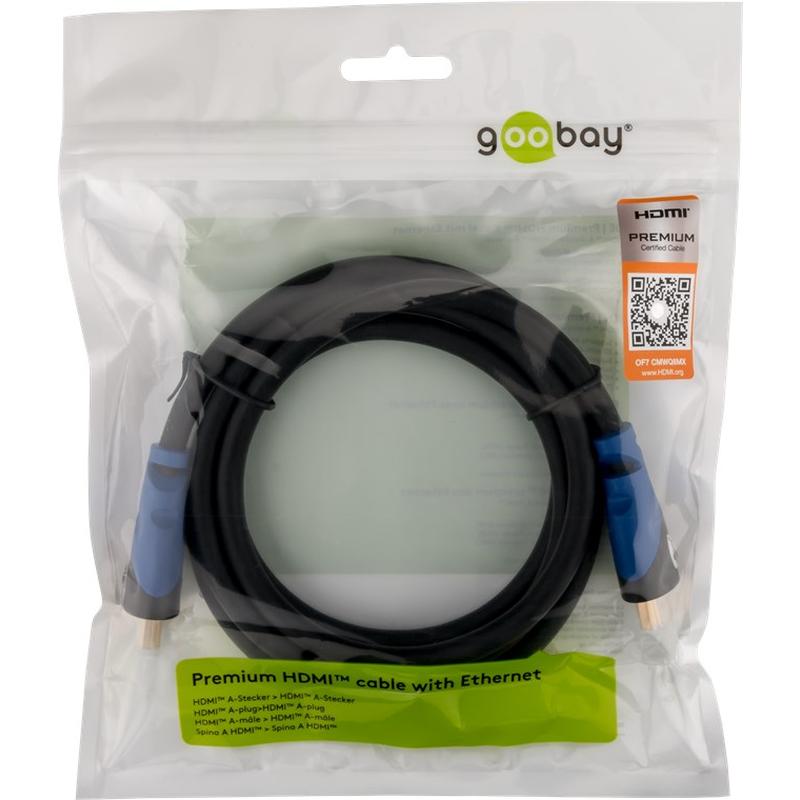 Goobay Premium 2.0 HDMI Cable with Ethernet
