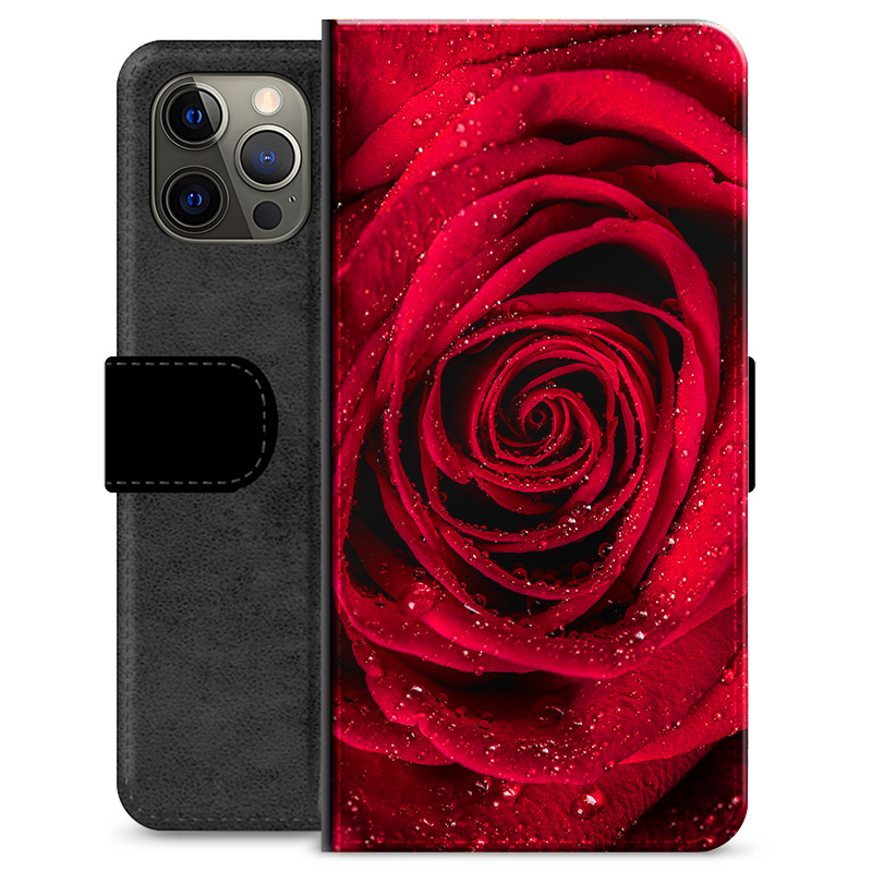 iPhone 12 Pro Max Premium Wallet Case - Rose