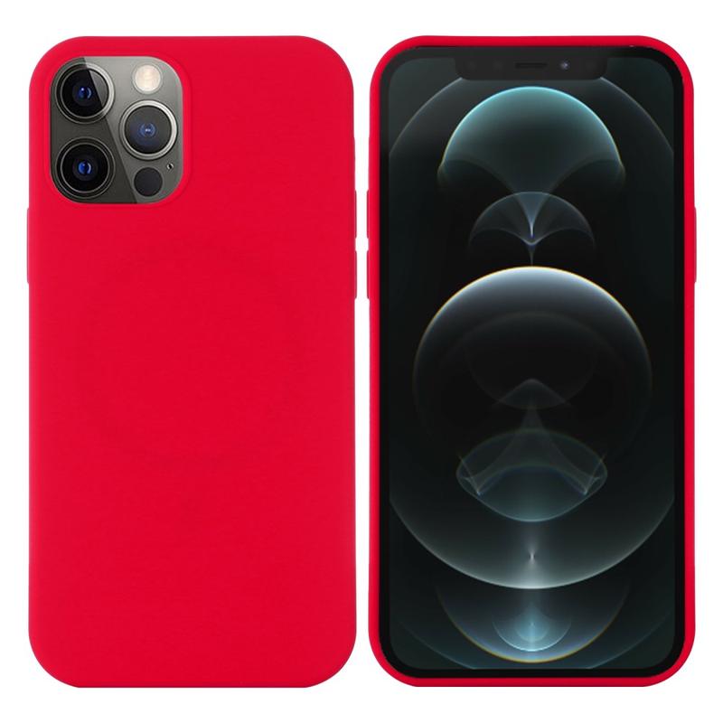 iPhone 13 Pro Max Liquid Silicone Case - MagSafe Compatible - Red