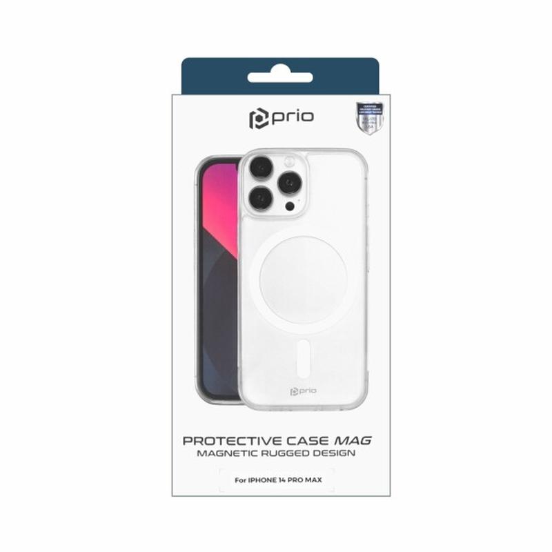 iPhone 14 Pro Max Prio Magnetic Rugged Case - Clear
