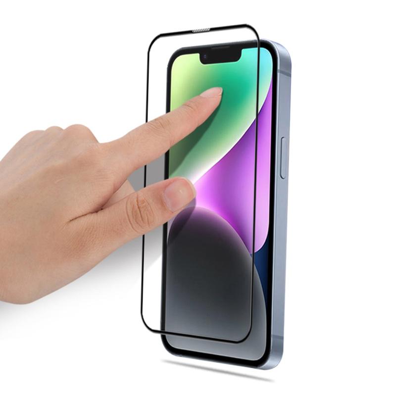 iPhone 15 Mocolo Full Size Screen Protector - 9H - Black Edge